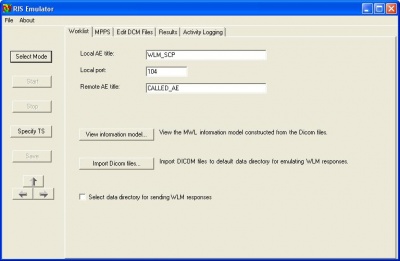 DVTk · RIS Emulator